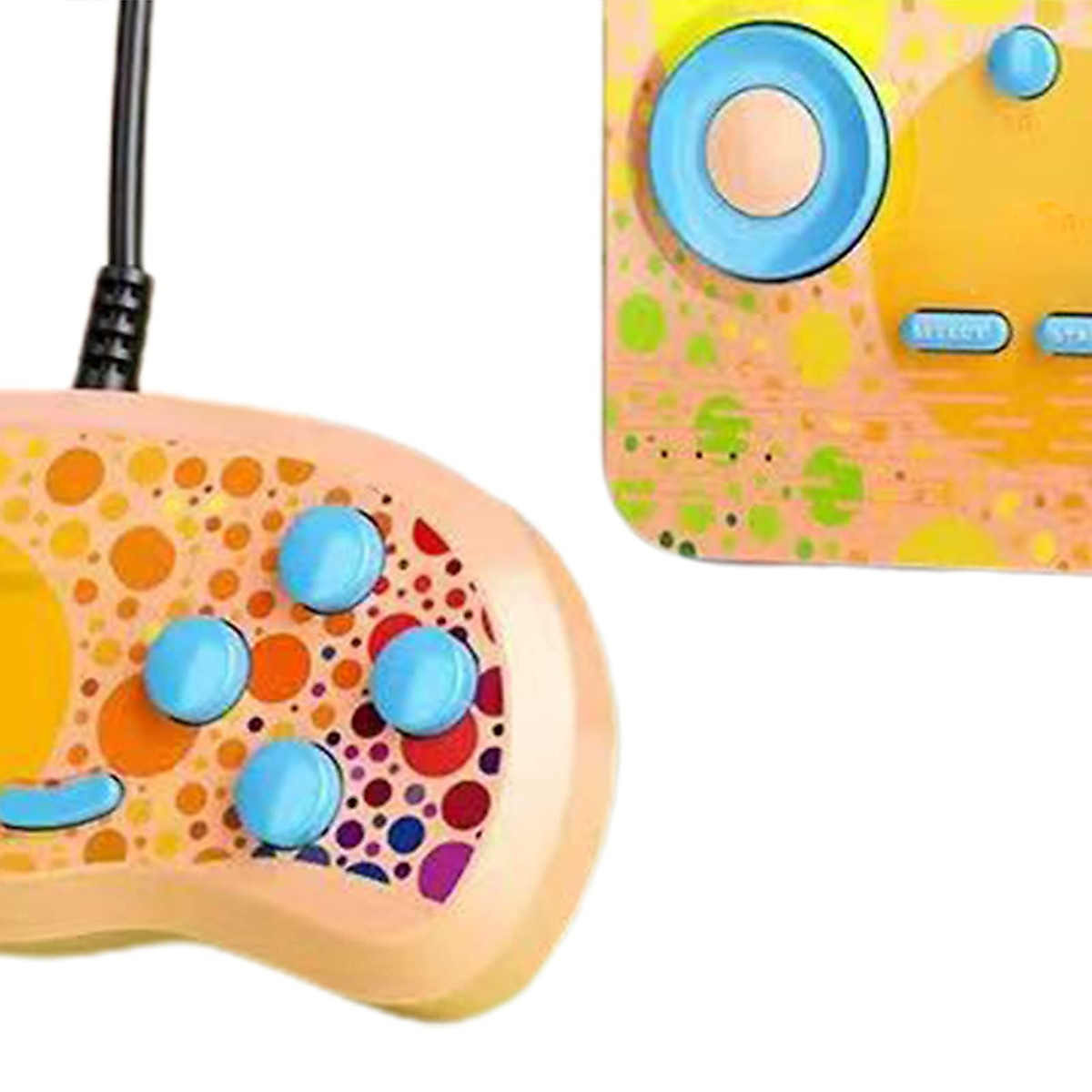 schicj133mm Game Machine Unisex 3.5 Inch Screen Video Game Console High Sensitivity Plug Play Pink