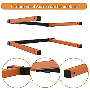 Qualward Garage Storage Chairs Organizer Rack Heavy Duty Tools Garage Organization Wall Mount Rack Hanger