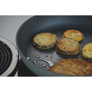 Ballarini 75002-808 Salina Frying Pan, 7.9 inches (20 cm), Made in Italy, Induction Compatible, Granitium, 7-Layer Coating