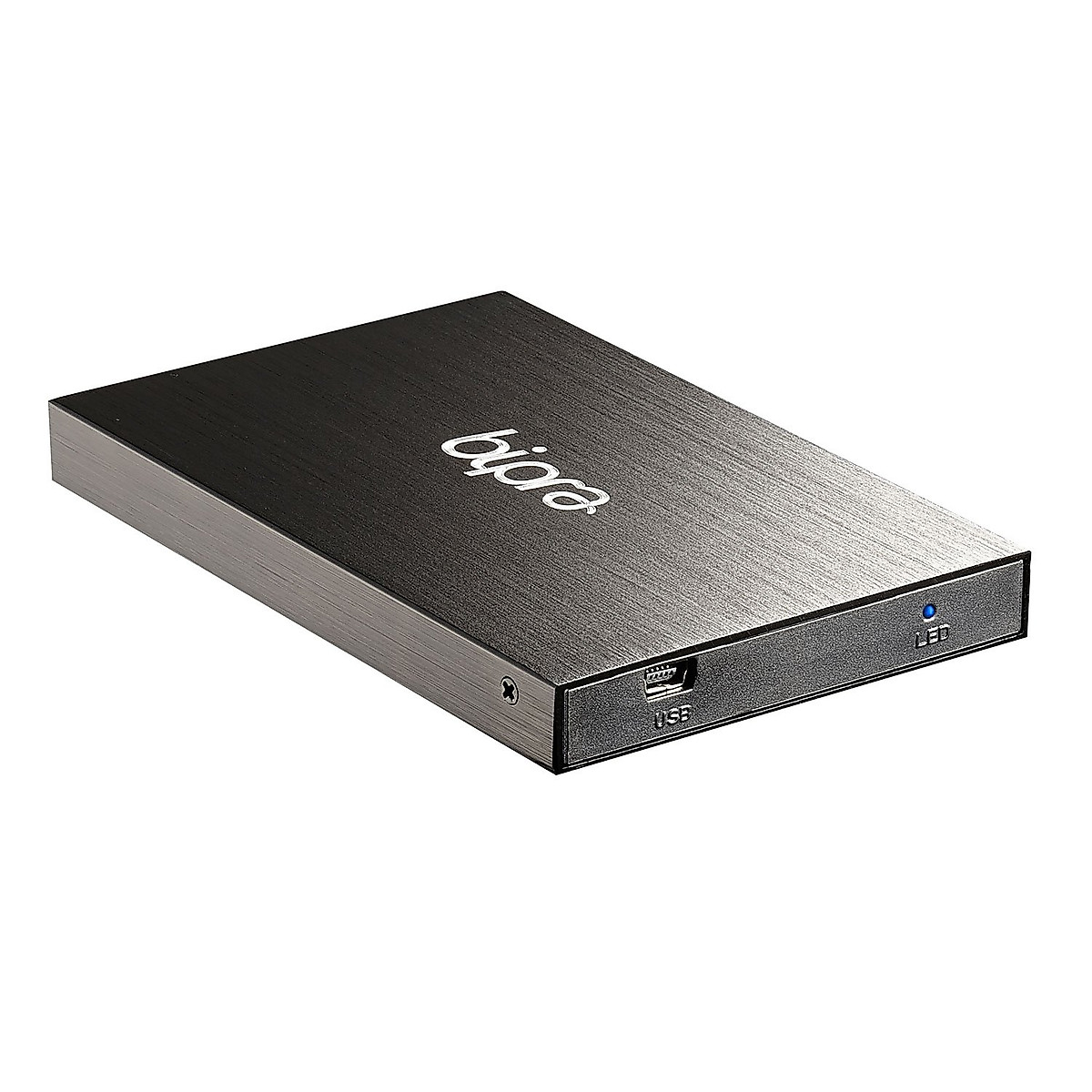 BIPRA 160Gb 160 Gb 2.5 Inch External Hard Drive Portable USB 2.0 - Black - Fat32