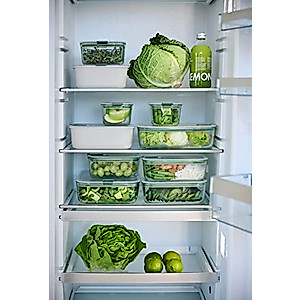 Mepal EasyClip 15oz/450ml - Leakproof & Airtight Food Storage Container | BPA-Free | One-Click Open & Close System | Nordic-Sage | Made in Holland