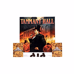 Tammany Hall Board Game - Immersive Political Strategy Game Set in Historic New York City, Family Game for Kids and Adults, Ages 12+, 3-5 Players, 60-90 Minute Playtime, Made by Pandasaurus Games