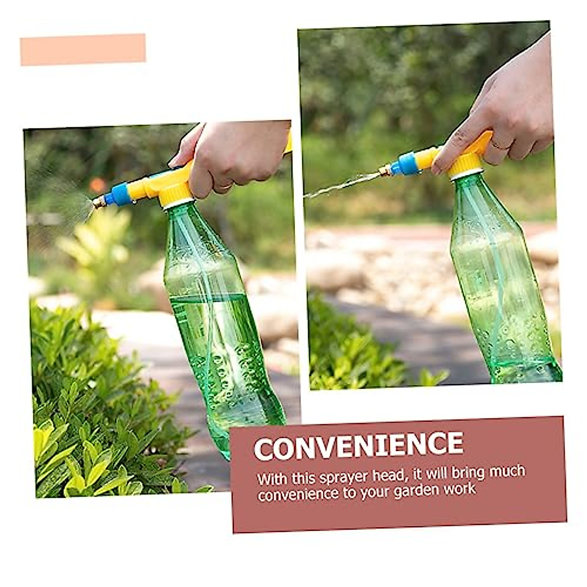 Yardwe 5pcs Sprinkler Head Car Wash Nozzle Plastic Drinkware Hand Tools Garden Watering Nozzles Watering Can Spray Head Watering Can Sprinkler Head Gardening Sprayer Watering Sprayers