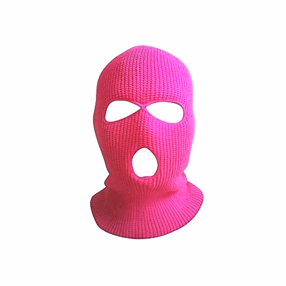 Mrlahat 3 Hole Ski Mask Face Neck Gaiter Beanie Balaclava Outdoor Sport Warm Full Face OSFM (Neon Pink)