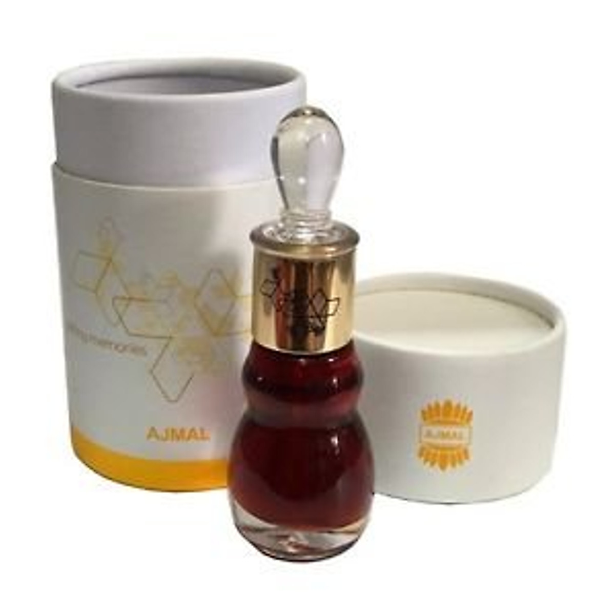 White Oudh Unisex CPO - Concentrated Perfume Oil 12 ML (0.40 oz) | Oriental Alchemy | Features Amber in Top, Musk & Sandalwood in Heart, Oudh in the Base | Woody Fragrance | by Ajmal
