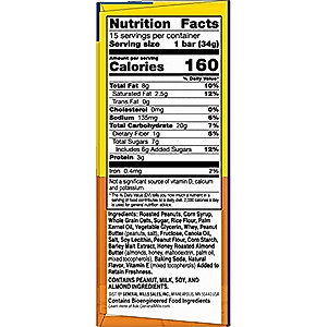 Nature Valley Granola Bars, Sweet and Salty Nut, Peanut, 1.2 oz, 15 ct