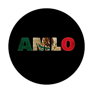 AMLO Andres Manuel Lopez Obrador Mexican President Gift PopSockets PopGrip: Swappable Grip for Phones & Tablets