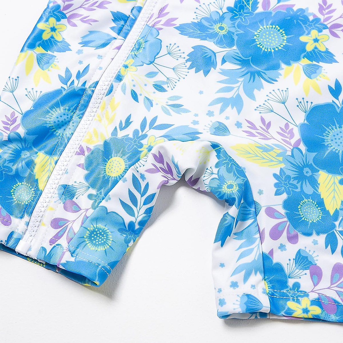 Baby/Toddler Girl One Piece Swimsuit Long Sleeve with UPF 50+ Sun Protection (Pink3, 9-12 Months)