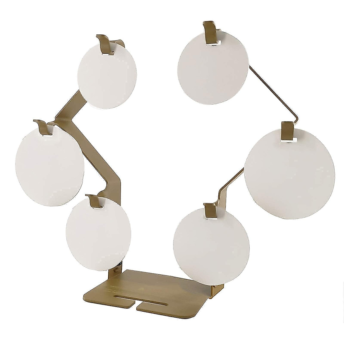 Atflbox Resetting and Rotate The Metal Shooting Target for Airsoft BB Guns,Star and Tree