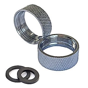 2pcs Brass Faucet Adapter, 22mm Female to 24mm Female Thread, Tap Aerator Connector for Sink Faucet Aerator Water Purifier Adapter Aerator