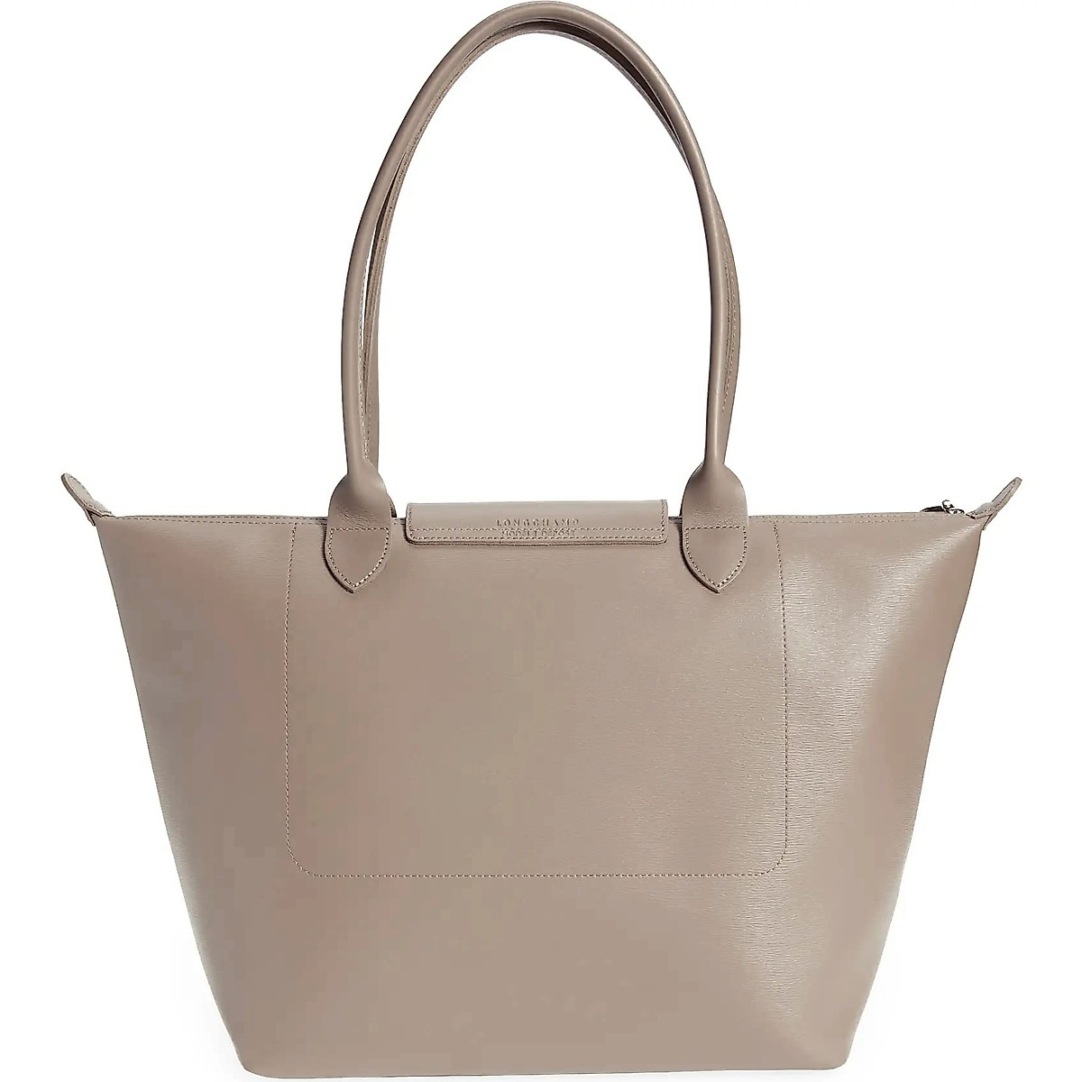 Longchamp Le Pliage City Coated Canvas Large Shoulder Tote, Taupe