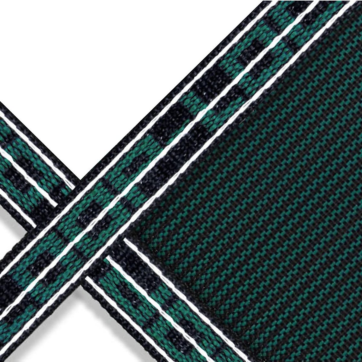 Loop - Loc 16' x 32' Rectangle with 4' 8' Center End Step Loop-Loc II Super Dense Mesh In-Ground Pool Safety Cover, Green
