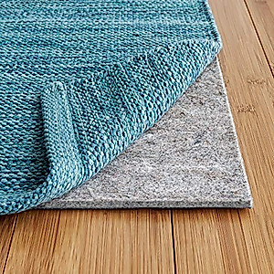 RUGPADUSA - Basics - 6'x9' - 1/4" Thick - Felt + Rubber - Non-Slip Rug Pad - Cushioning Felt for Added Comfort - Safe for All Floors and Finishes