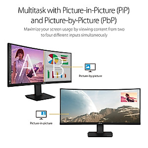 ASUS 35" WQHD 1800R Curved Gmng Mntr (Renewed)