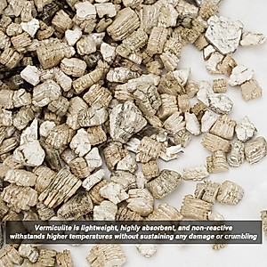 Skyflame Silvery Vermiculite Granules for Gas Logs, 12 oz Bag