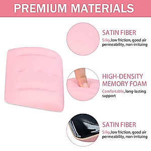 VAGAU Wrist Rests for Laptop, Laptop Wrist Support for Keyboard and Mouse, Ergonomic Memory Foam Wrist Pads for Laptop, Office, Computer, Comfortable Typing Wrist Pain & Carpal Tunnel Relief（Pink）