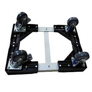 YGCBL Multifunction Portable Hand Trucks,Trolleysteel Dolly Transport Roller Aluminum Alloy Portable Hand Dolly Rubber Wheel 100Kg Heavy Duty Home, Black,Black