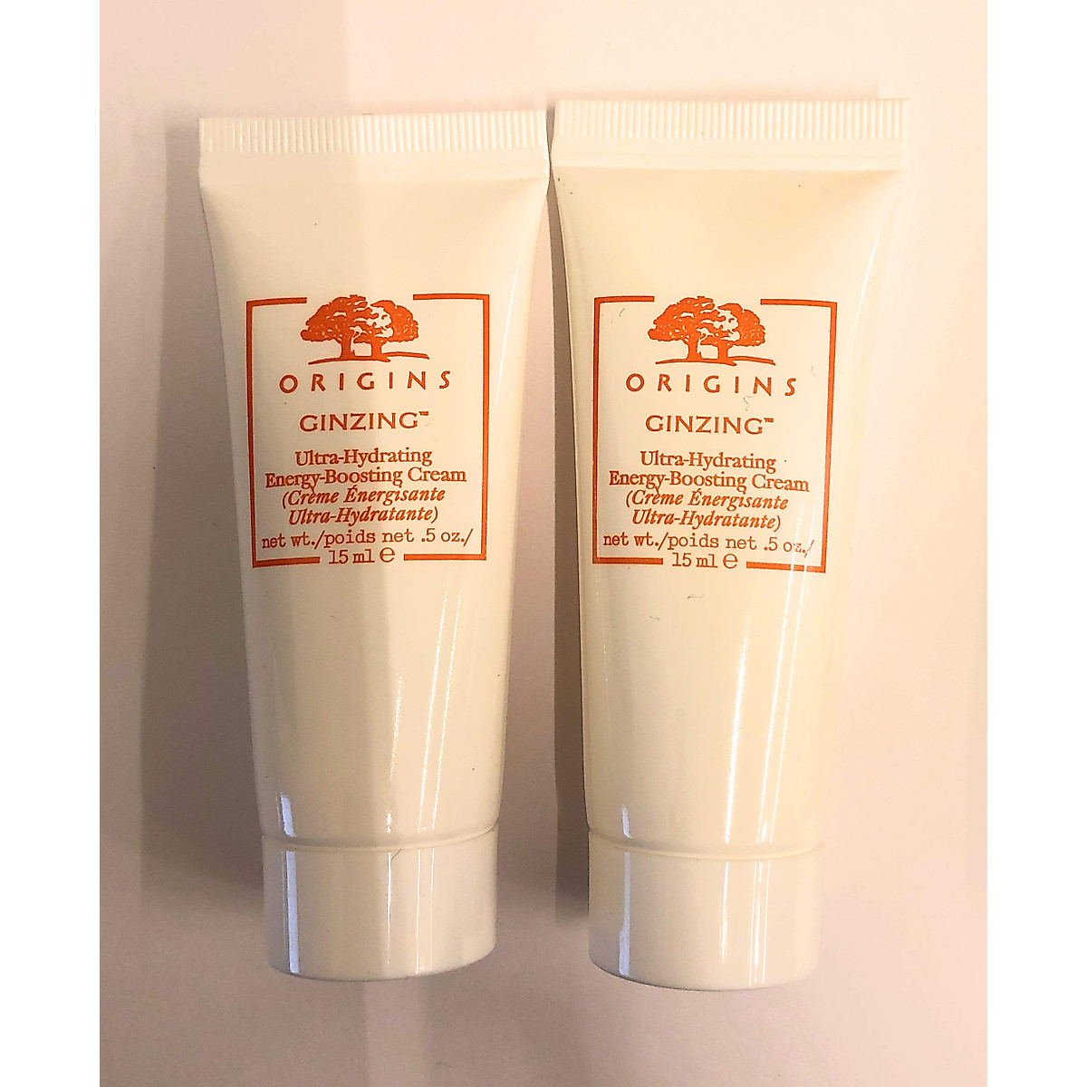 Origins Ginzing Ultra hydrating Energy Boosting Cream moisturizer 15ml x 2 = 30ml / 1 oz
