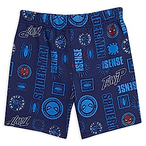 Marvel Avengers Spiderman Toddler Boys T-Shirt and French Terry Shorts Set 5T