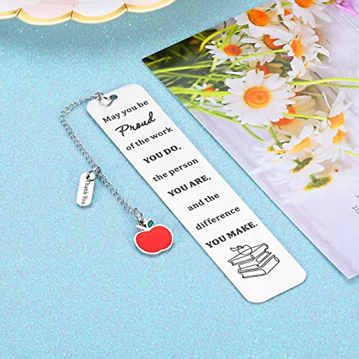 Teacher Appreciation Gifts for Women Men Teacher Appreciation Gifts in Bulk Thank You Gifts for Teachers Bookmark for Principles Teacher Gifts from Students Graduation Retirement Gifts for Teachers