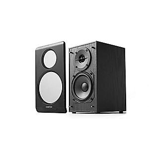 Edifier R33BT Active Bluetooth Computer Speakers - 2.0 Bookshelf Speaker - Powered Studio Monitor, Black - Pair