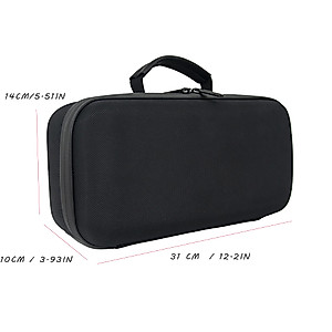 Hounyoln EVA Hard Case for ROG Ally & its Accessories,Travel-Friendly Carrying Case with Shock-Proof, Anti-Slip & Scratch ROG Ally Protective Case (Black)