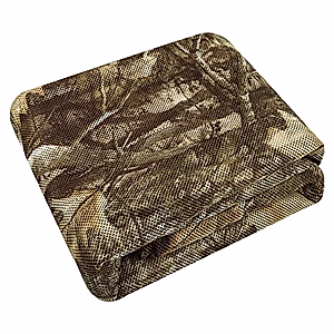 WINWAY 300D Camo Burlap Camouflage Netting Quiet Mesh Net for Hunting Sunshade Camping Concealment Shooting Blinds…