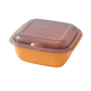 Microwave Cookware | Oven cookware | Freezer Container | Multi Kitchen tool | Heat Resistant | Dishwasher Safe | Quick healthy waterless cooking | Easy clean | Made in Japan | IMGLBPS-PS-OR