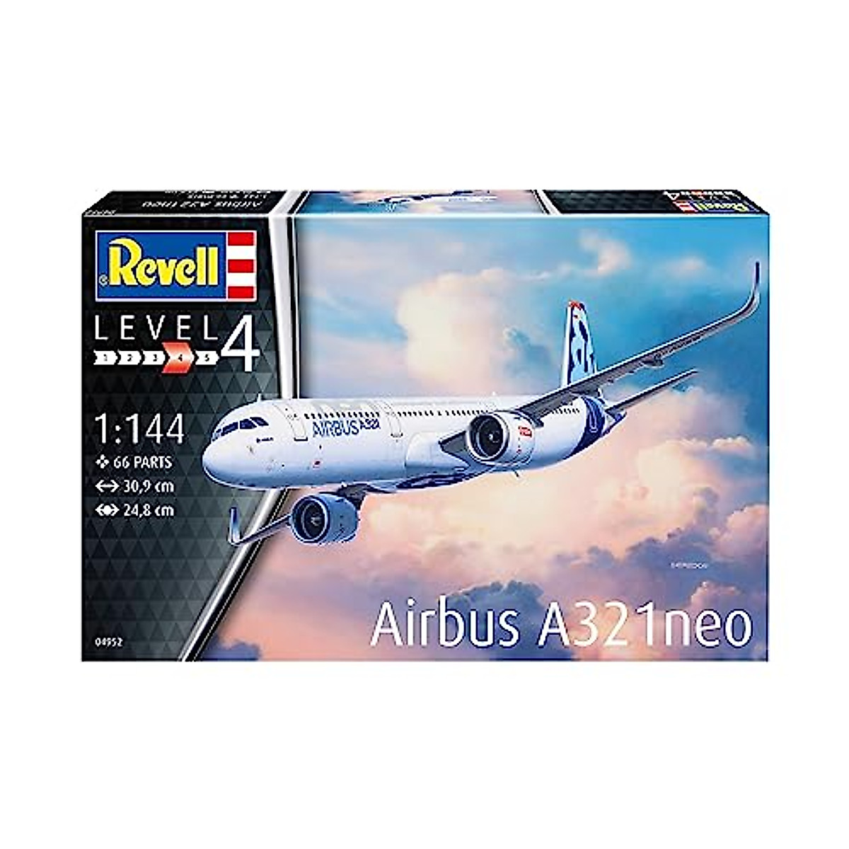 Revell RV04952 1:144-Airbus A321 Neo Plastic Model kit, Multi-Color