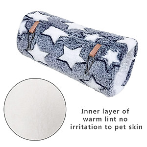 AZVNMT Mouse cage Accessory, Hanging Climbing Tunnel, Hamster, Guinea Pig, Ferret, Squirrel, Warm Winter Hiding Place, Hammock Plush Toy