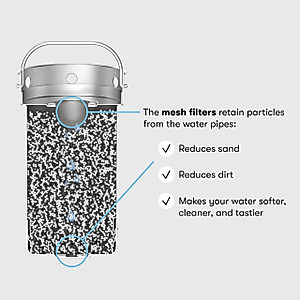 aarke Pure Filter Refill Granules - Reduces Heavy Metals for Clean Water, Eco-Friendly, 8-Week Performance, Filters 31.7 Gallons Per Bag (3 Pack)