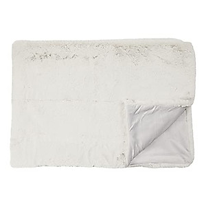 Bokser Home 50 X 70 Plush Faux Fur Throw Stone One Size