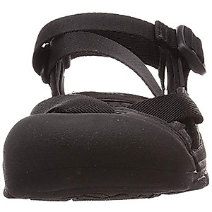 KEEN Women's Zerraport 2 Closed Toe Lightweight Sport Fashion Sandal, Black/Black, 7