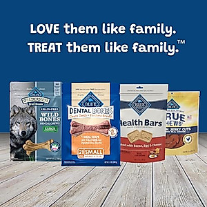 Blue Buffalo Dental Bones Small Natural Dental Chew Dog Treats Bag Value Pack