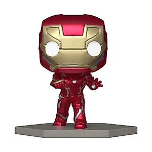 Funko POP! Marvel: Civil War Build A Scene - Iron Man - Captain America - Collectable Vinyl Figure - Gift Idea - Official Merchandise - for Kids & Adults - Movies Fans