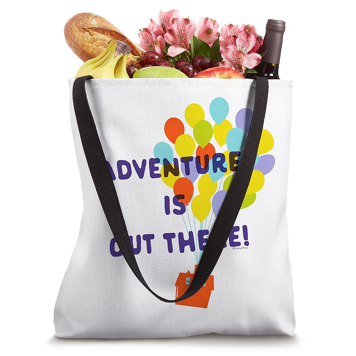 Disney PIXAR Up Adventure is Out There Tote Bag