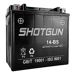 Shotgun Replacement for ATV Battery YTX14-BS for Honda TRX 500 420 450 350 300 Rubicon Foreman Rancher
