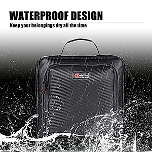 Hutexico Maverick X3 Storage Bag, 1680D UTV X3 Under Seat Bag Accessories, Underseat Gear Bag for Can-Am Maverick X3 2017-2023 Easy to Carry Waterproof Tool Bag with Mounting Strap (Black)