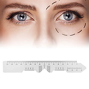5pcs Ophthalmic PD Ruler Pupil Distance Measuring Ruler Clear Data Marking Smoothing Edges Pupillary Distance Ruler for Hospitals