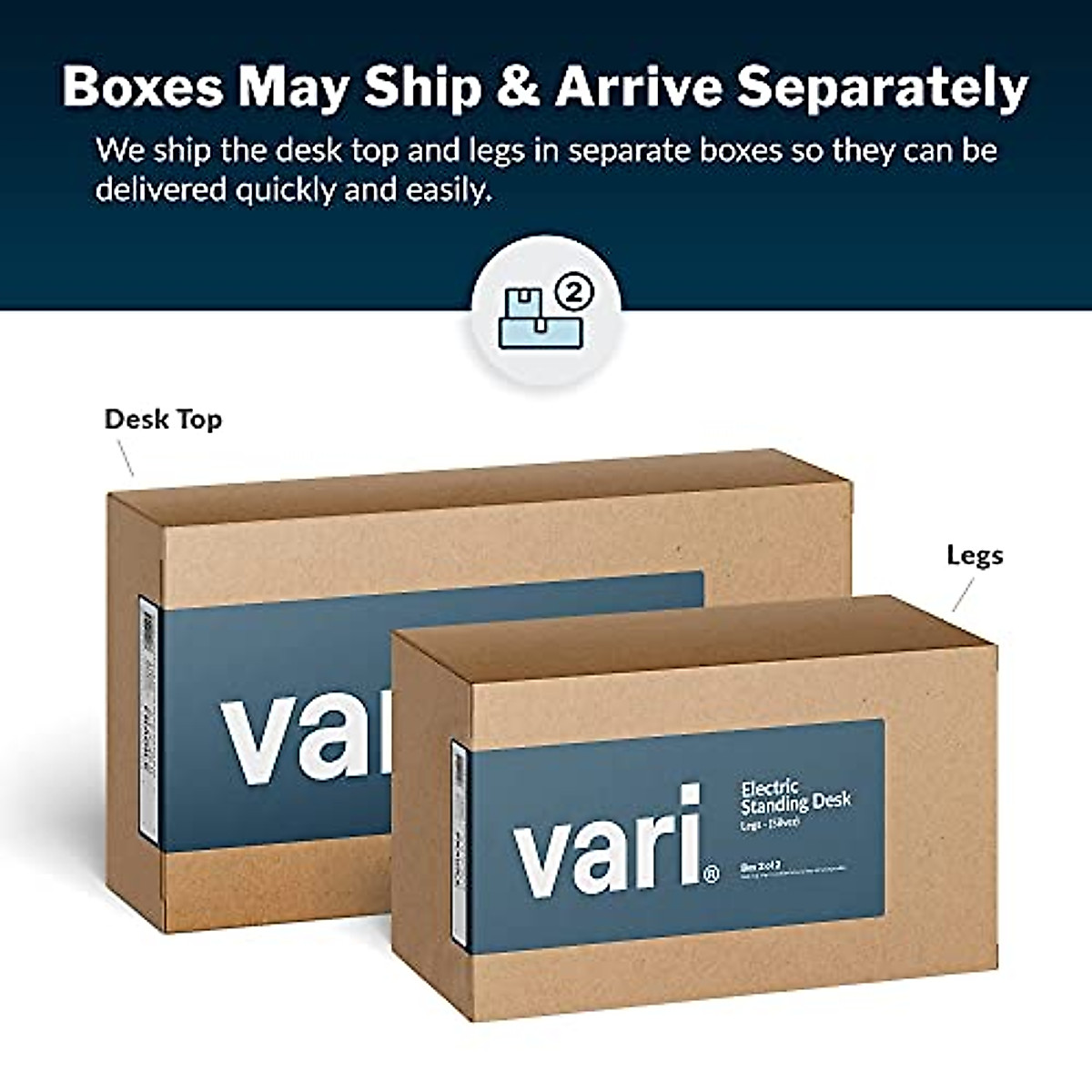 Vari Electric Standing Desk 72" x 30" (VariDesk) - Electric Height Adjustable Desk - Standing Desk for Office or Home - Adjustable Standing Desk - Powerful Dual Motor Sit Stand Desk - Reclaimed Wood