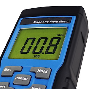 EMF ELF Magnetic Field Meter Electromagnetic Detector Micro-Tesla/Milli-Gauss 30Hz ~ 300Hz Frequency Gauss Tester