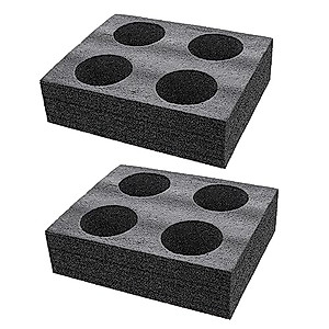 Mobestech 10 Pcs Tea Holder Tray Milk Tea Cup Holder Takeout Coffee Carrier Drink Holder Coffee Mug Holder Stand Takeout Cup Carrier Tray Cups and Plates Pearl Cotton Disposable