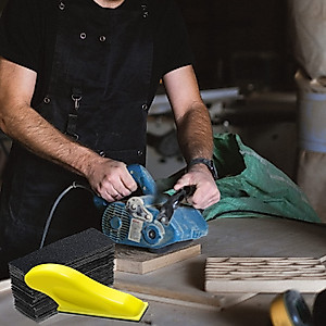 Micro Sander Tool Kit with 100 Piece Detail Finger Sander 3.5” x 1” Mini Sanding Block for Crafts, DIY, Wet Dry Sandpaper of 60, 80, 100,120, 150, 180,240, 320, 400 and 600 Grits