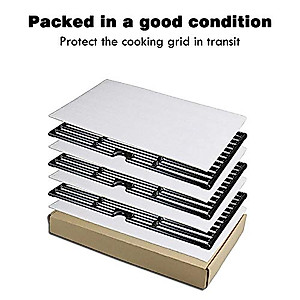 Uniflasy Cast Iron Cooking Grates for Dyna glo DGF493BNP DGF493PNP, Grill Grid Replacement Parts for Kenmore 146.23678310 146.16132110 146.16153110 146.20164510 146.23679310 146.23681310 146.23766310