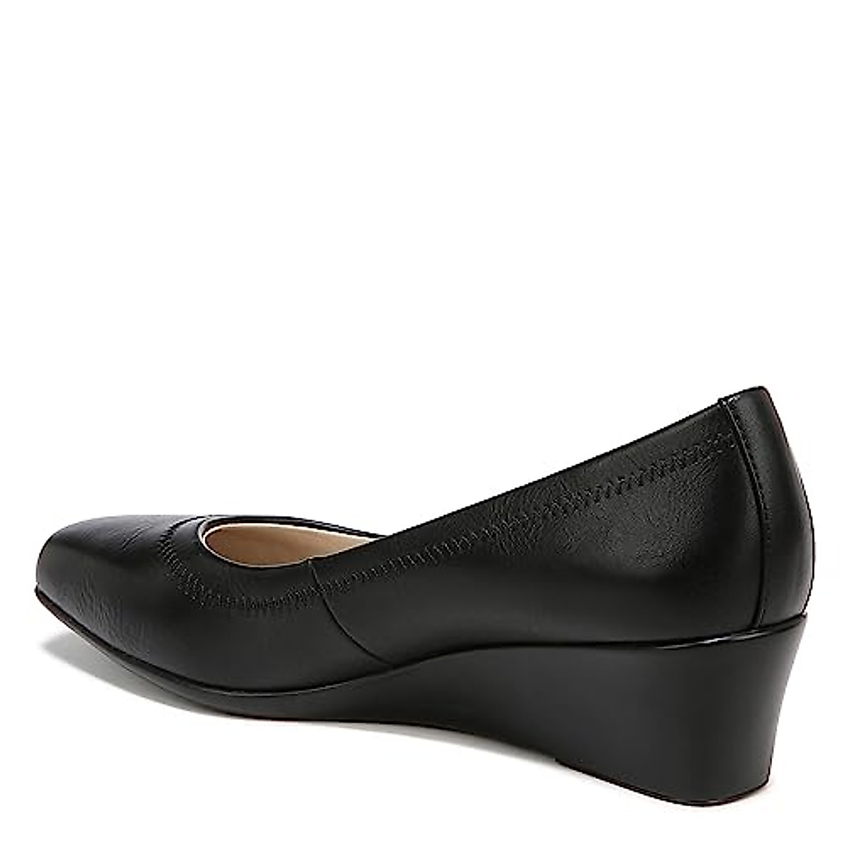 LifeStride Women's Groovy Wedge Pump, Black, 7.5 M US