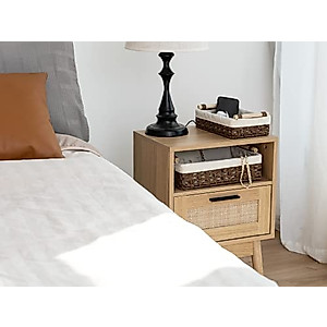 StorageWorks 3-Section Wicker Baskets + StorageWorks Open Home Storage Wicker Baskets