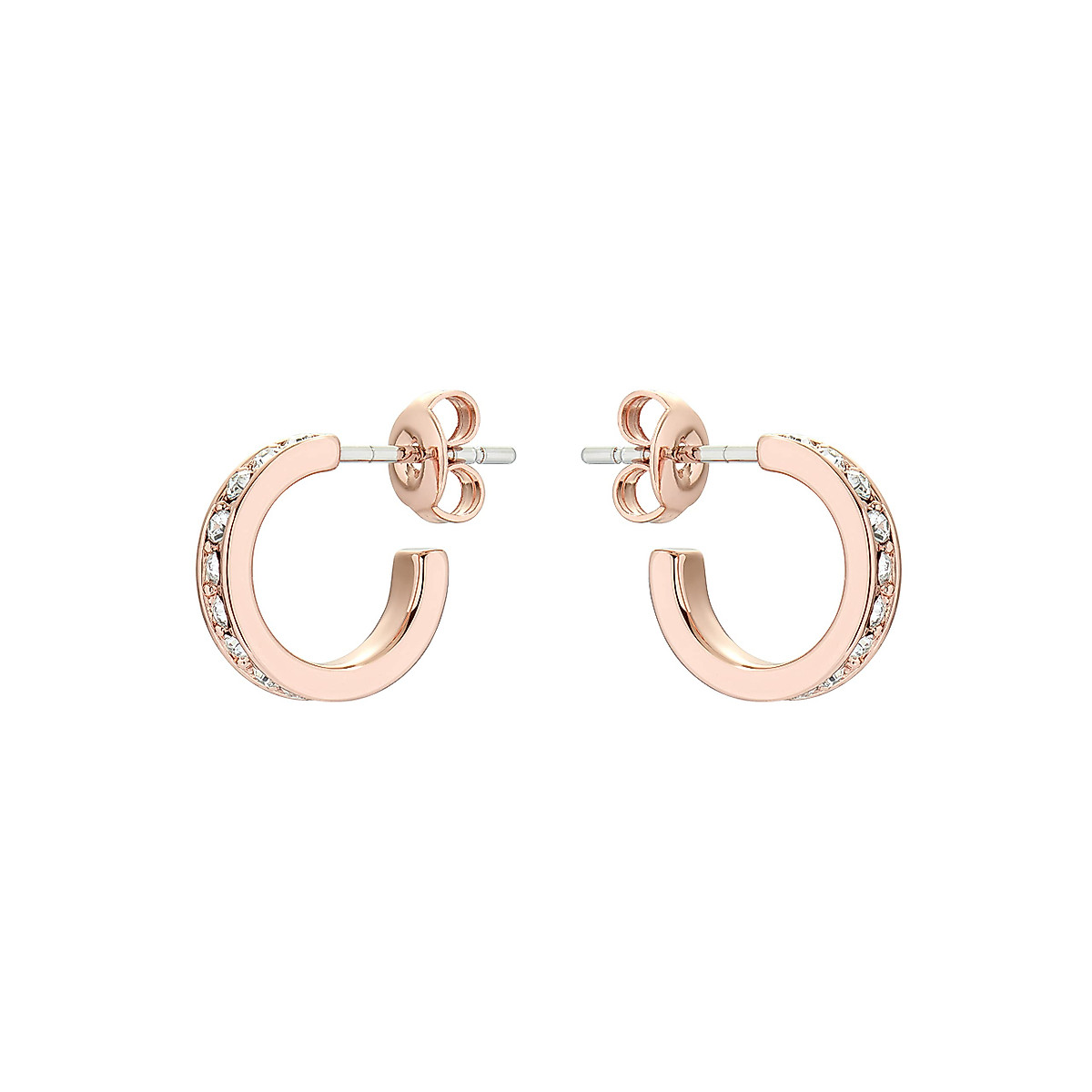 Ted Baker Seenita Nano Hoop Huggie Earrings - Rose Gold, Gold or Silver Tone Options
