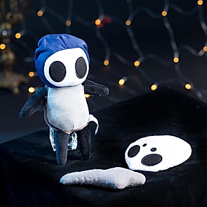 Game Hollow Knight Plush Toy, Cute Kawaii Cartoon Game Character Plush Doll, Soft Hollow Knight Plush Pillow, Great Gift for Kids and Game Fans(Quirrell)