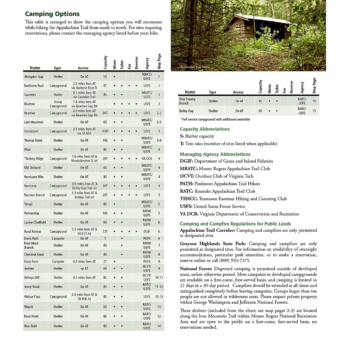 Appalachian Trail: Damascus to Bailey Gap Map [Virginia] (National Geographic Topographic Map Guide, 1503)