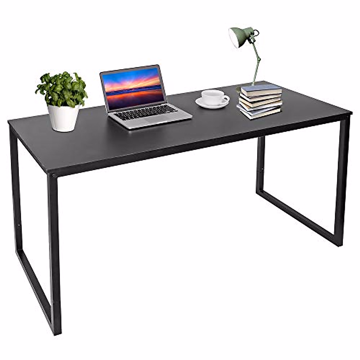 ZenStyle Computer Desk 47" Modern Sturdy Office Desk Computer Table PC Laptop Study Writing Desk for Home Office, Black